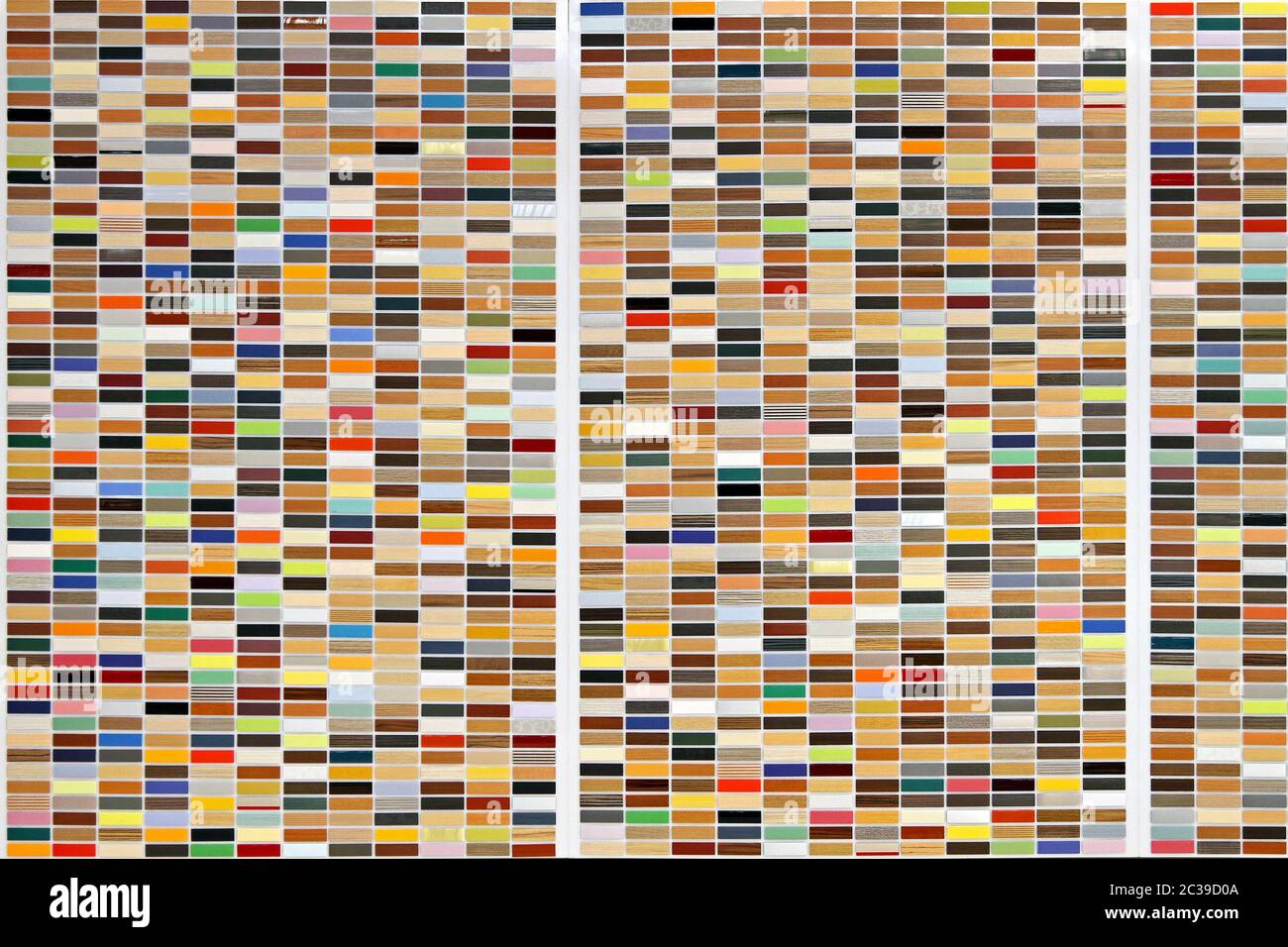 Mosaic tiles background with colorful rectangles pattern Stock Photo ...