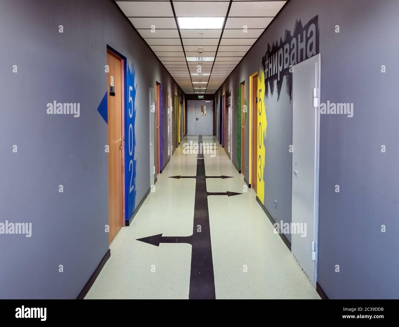 Hotel corridor design hi-res stock photography and images - Alamy