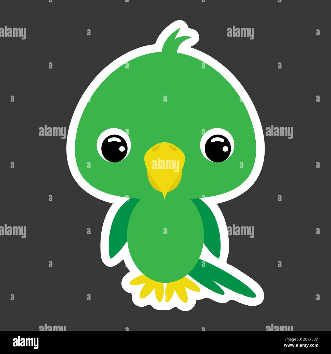 Baby Parrot Clipart Image