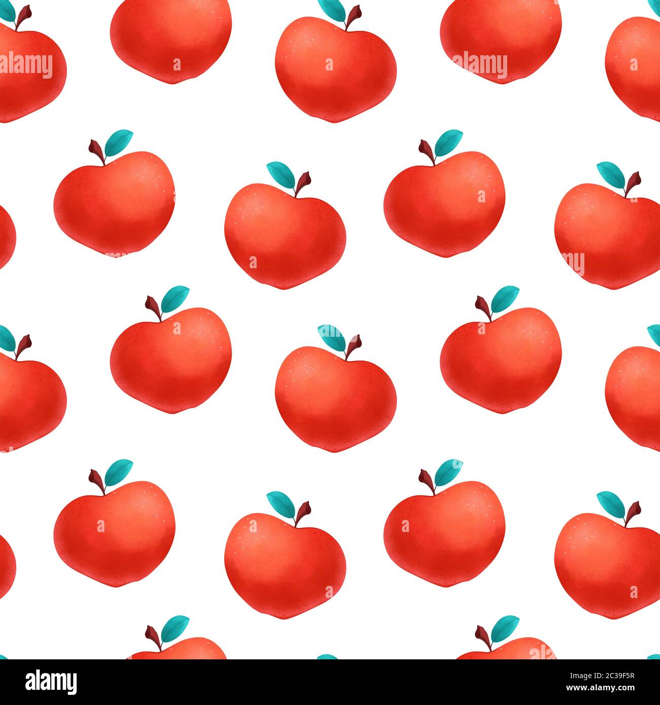 Red juicy apples on a white background. Seamless pattern Stock Photo ... Red juicy apples on a white background. Seamless pattern Stock Photo ...