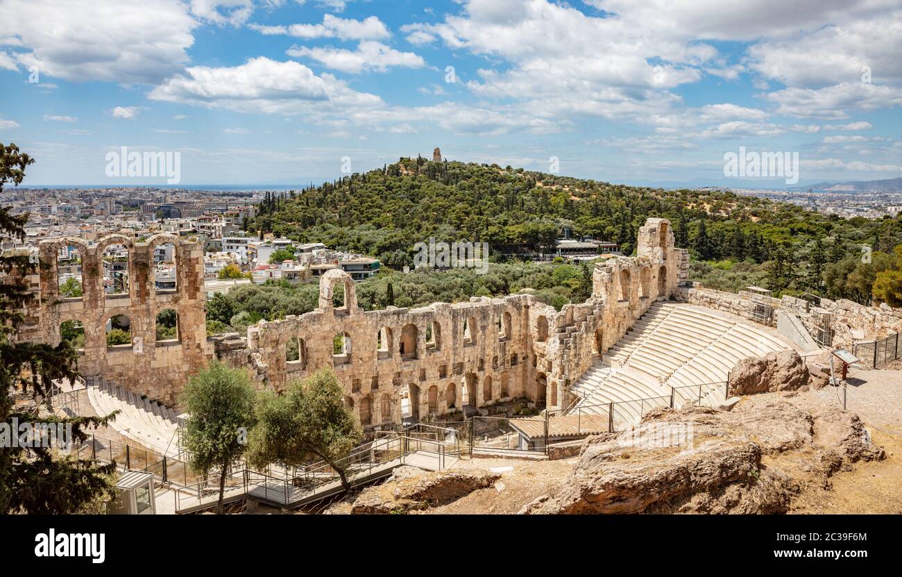 Herodes Atticus Odeon, Herodium ancient theater under the ruins of ...