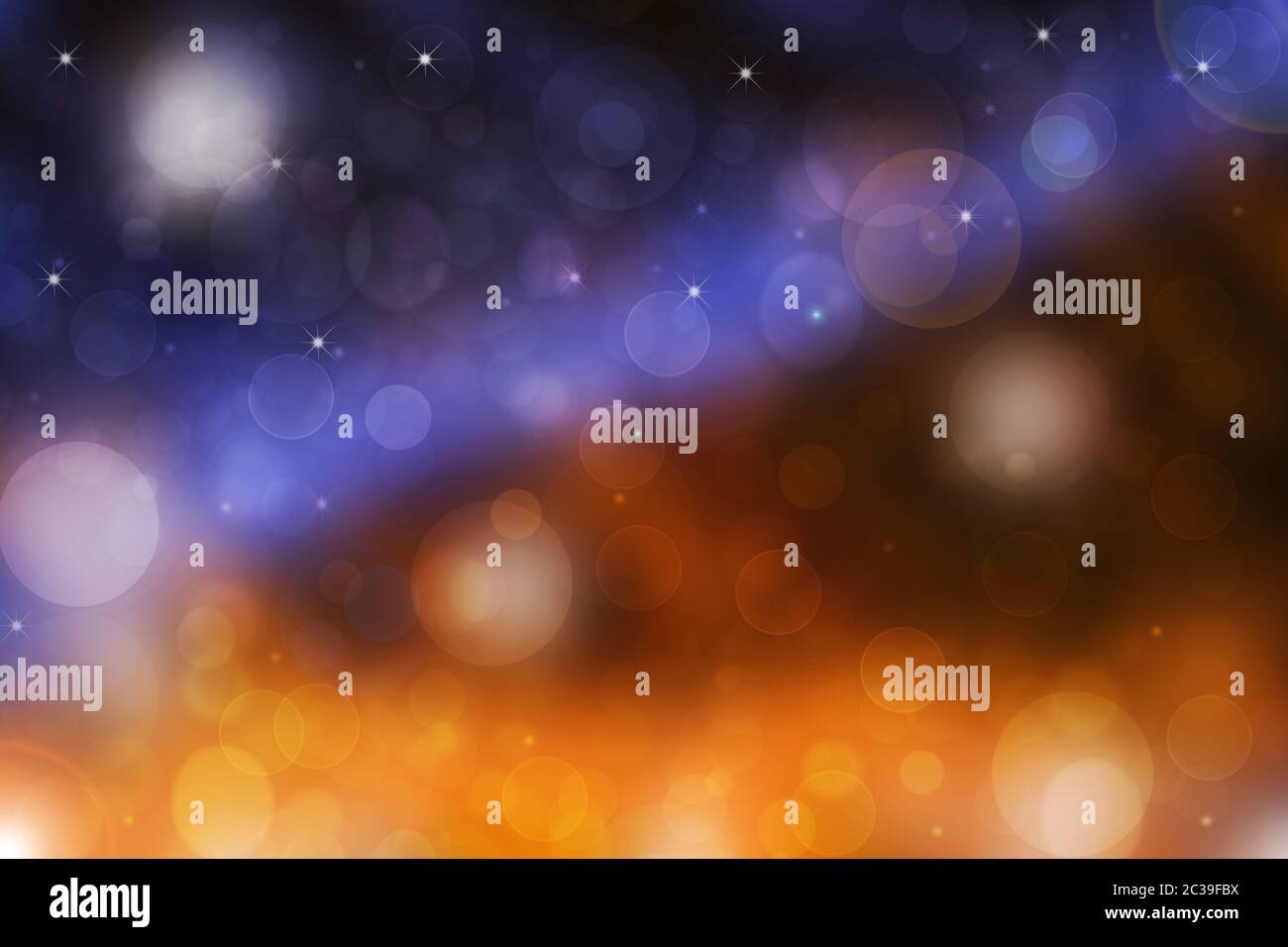 Abstract scene in universe. Abstract gradient dark blue to yellow gold ...