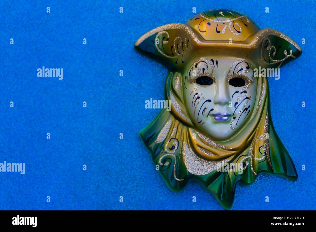typical masks of the traditional venice carnival Stock Photo - Alamy