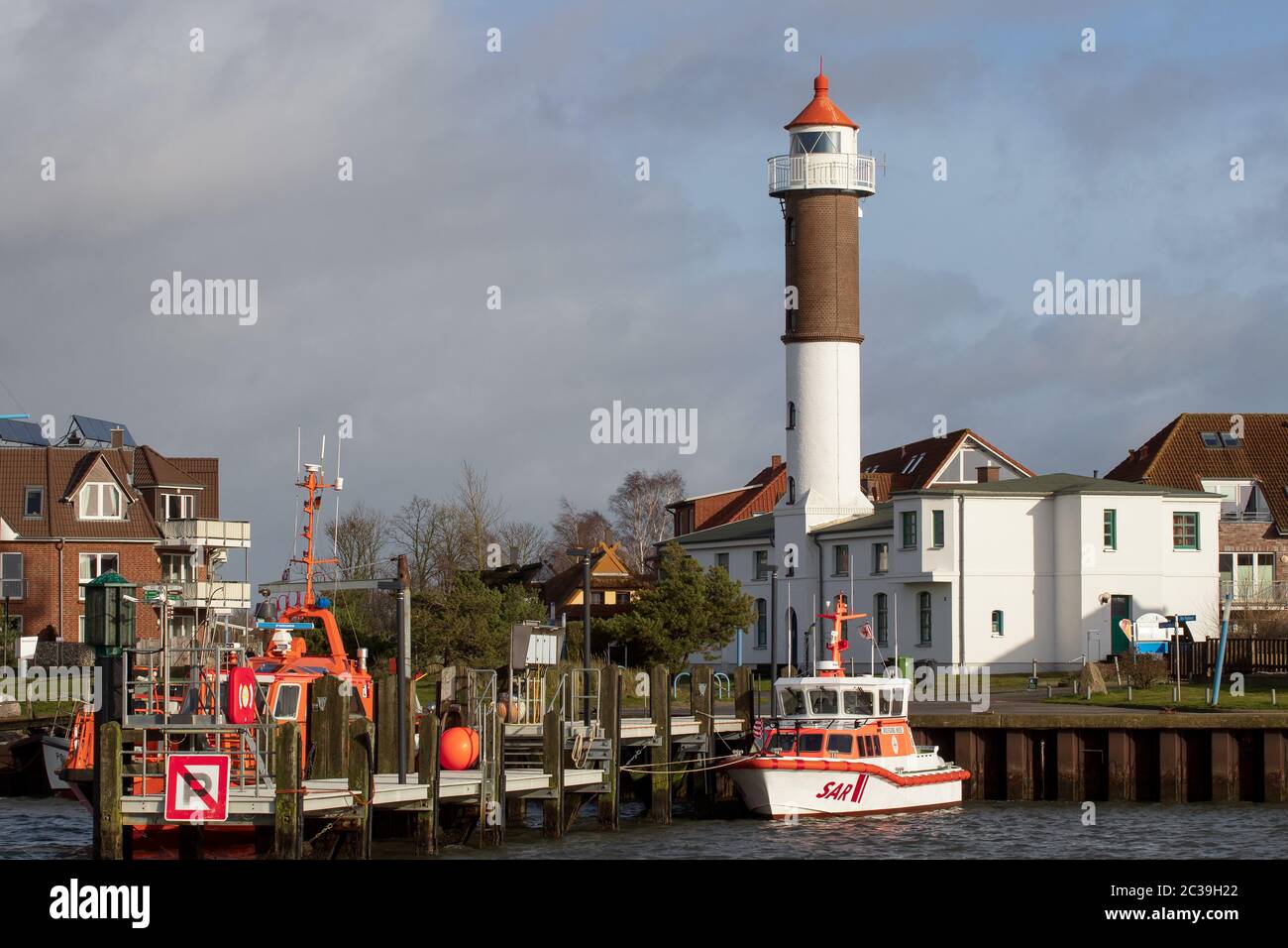 Timmendorf lighthouse harbour hi-res stock photography and images - Alamy