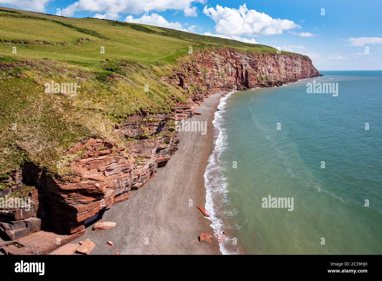 St Bees Head, Cumbria, UK Stock Photo - Alamy