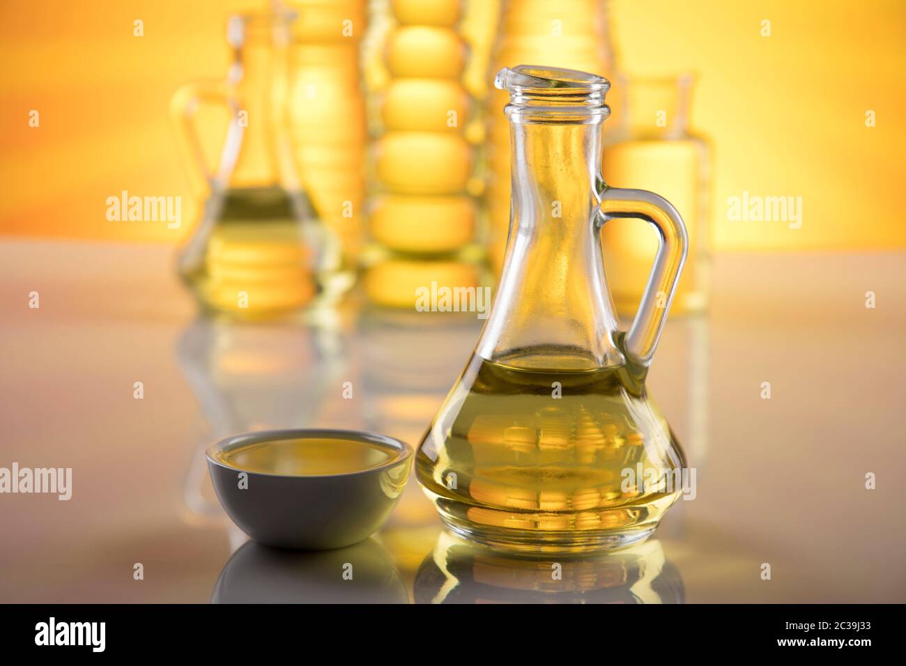 Rapeseed oil in glass hi-res stock photography and images - Alamy