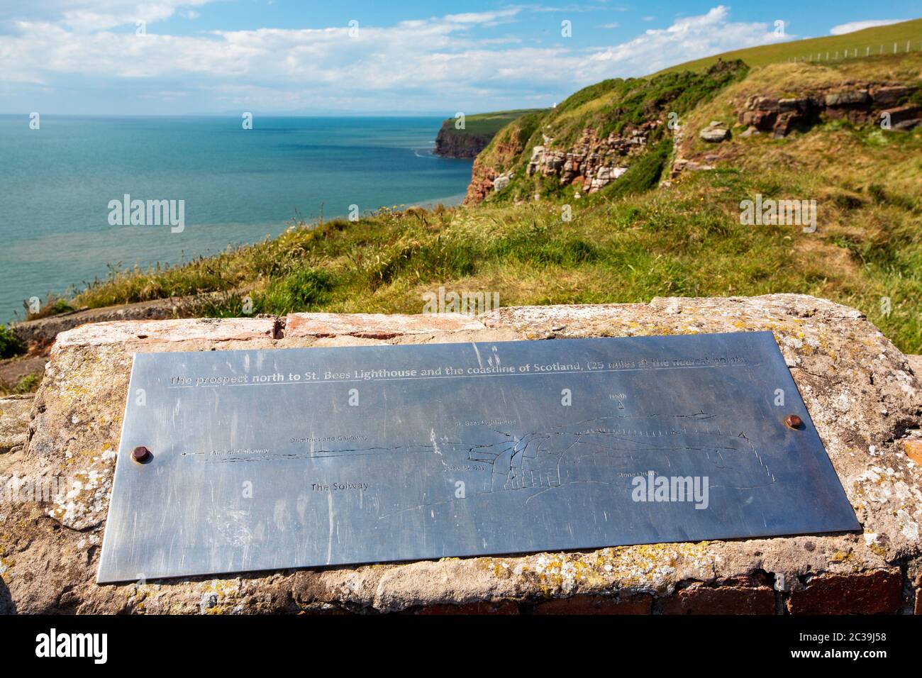 St Bees Head, Cumbria, UK Stock Photo - Alamy