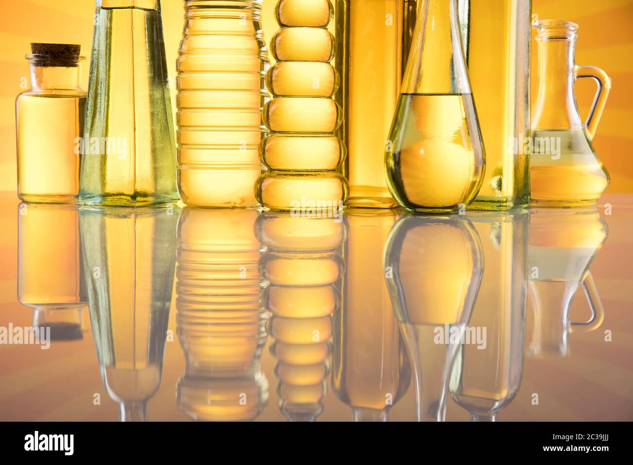Cooking and food oil products Stock Photo - Alamy
