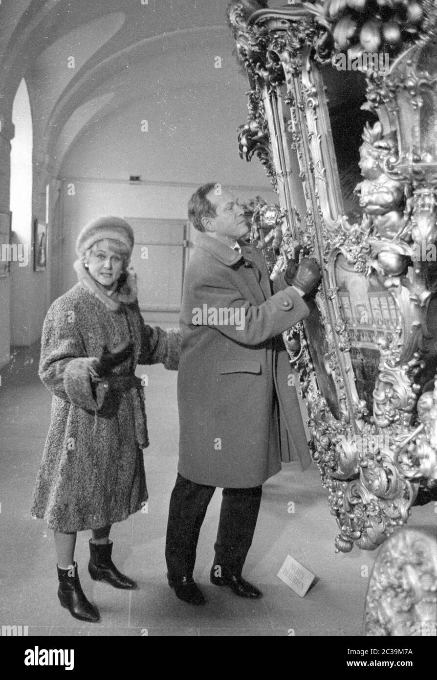 Photo reportage of a visit of Marika Roekk and Prince Konstantin to the ...