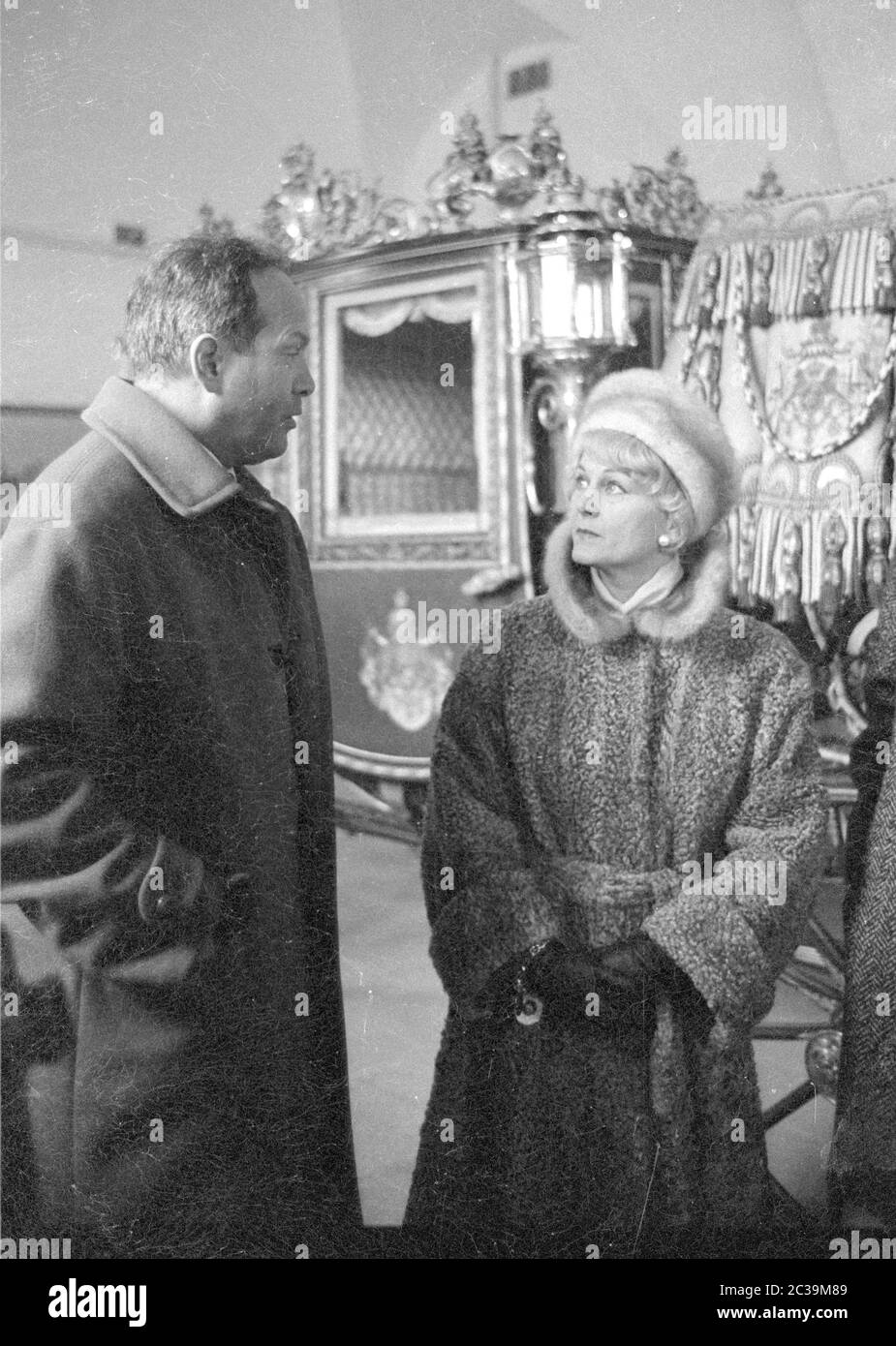 Photo reportage of a visit of Marika Roekk and Prince Konstantin to the ...