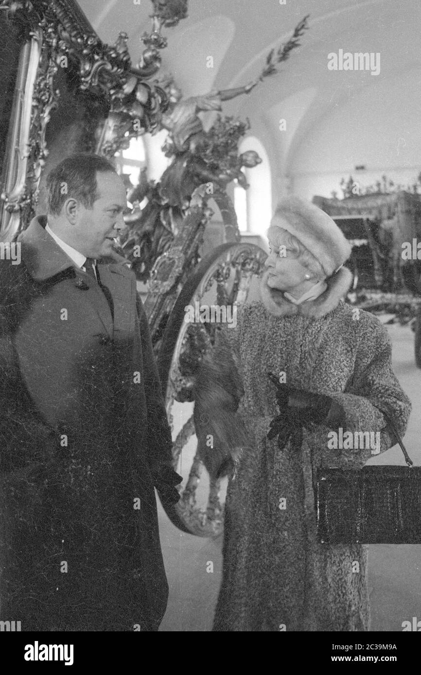 Photo reportage of a visit of Marika Roekk and Prince Konstantin to the ...