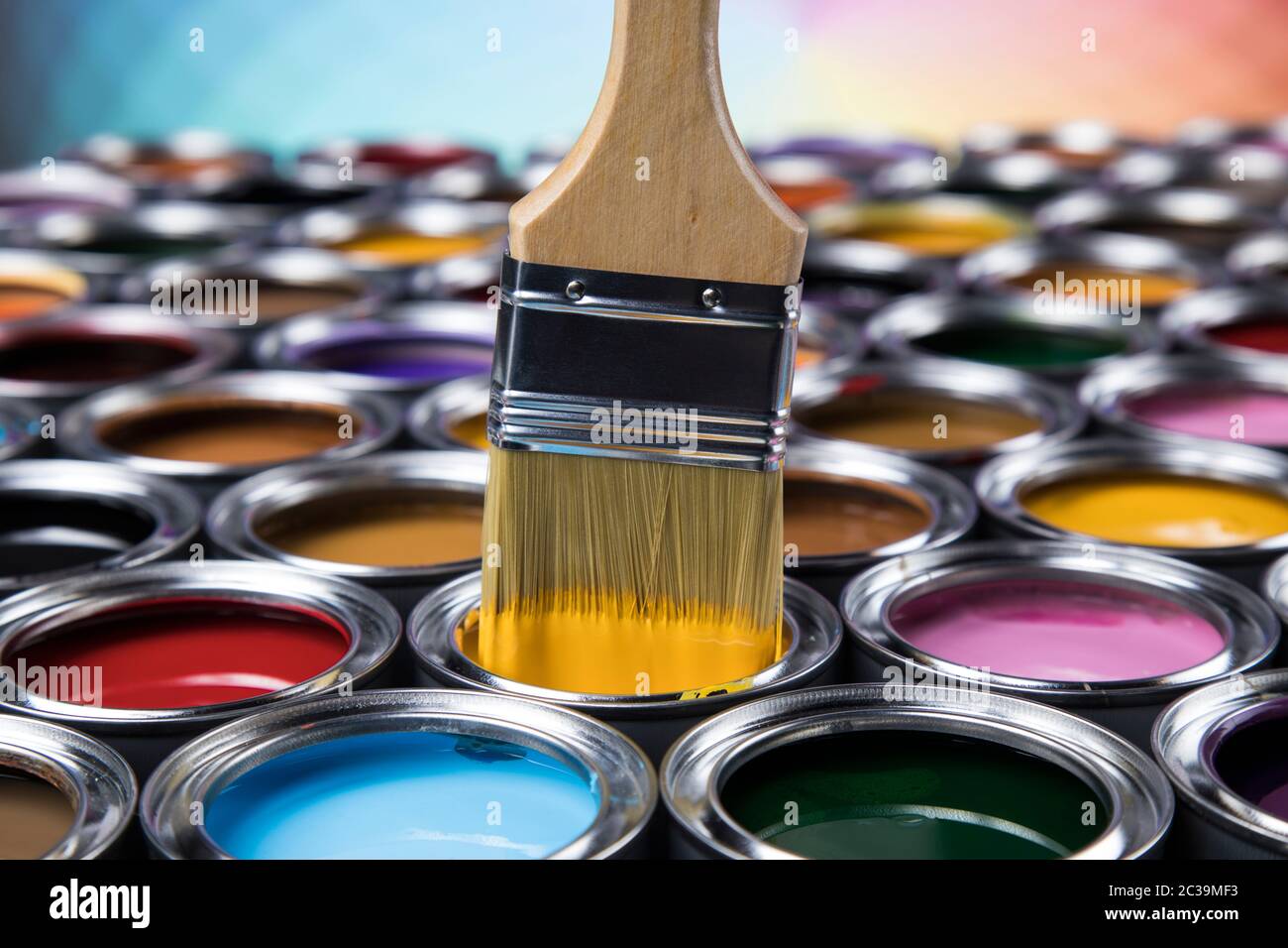 Paintbrush rainbow colors hi-res stock photography and images - Alamy