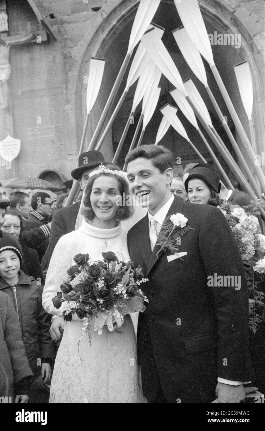 The wedding of the Austrian ski racer Edith Zimmermann with the ...