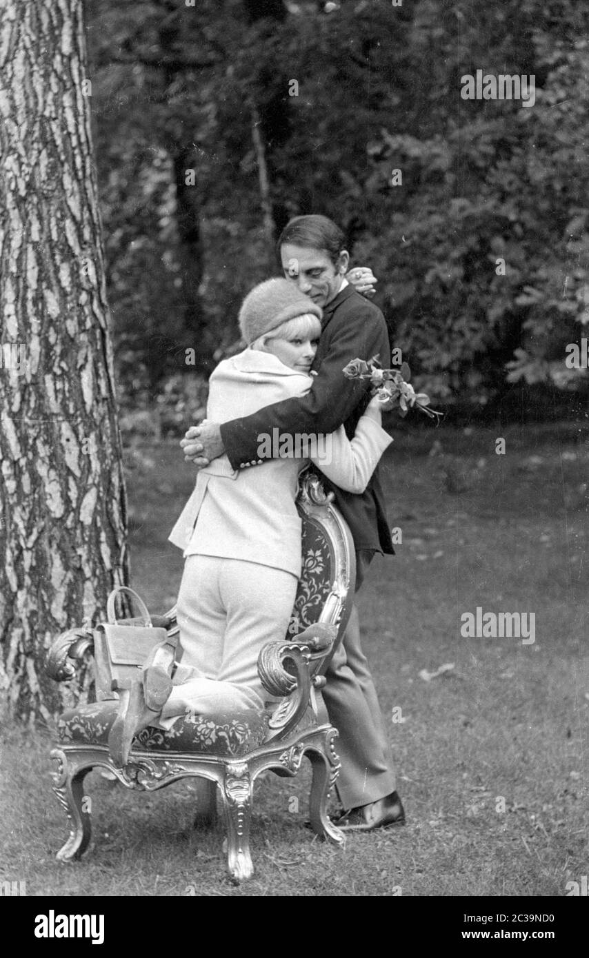 Elke Sommer with her husband John Hyams in Berlin Stock Photo - Alamy