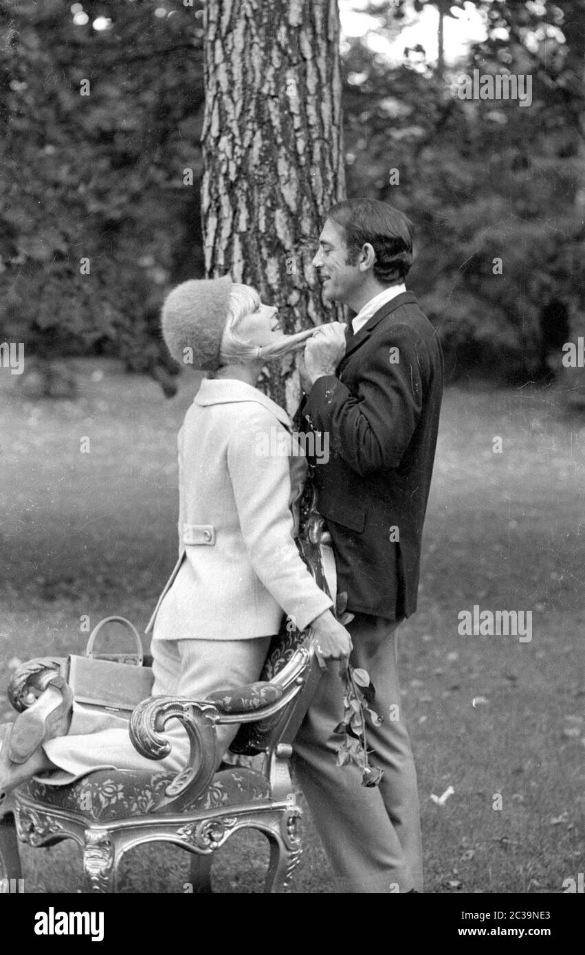 Elke Sommer with her husband John Hyams in Berlin Stock Photo - Alamy