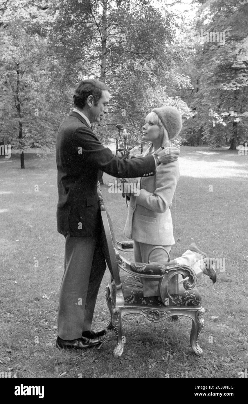 Elke Sommer with her husband John Hyams in Berlin Stock Photo - Alamy