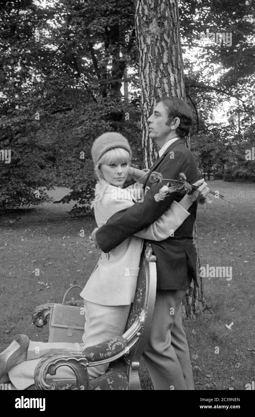 Elke Sommer with her husband John Hyams in Berlin Stock Photo - Alamy