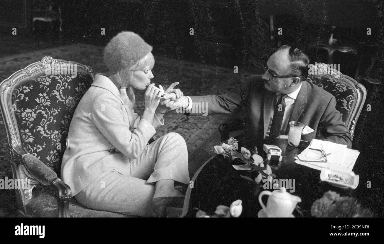Elke Sommer with her husband John Hyams in Berlin Stock Photo - Alamy