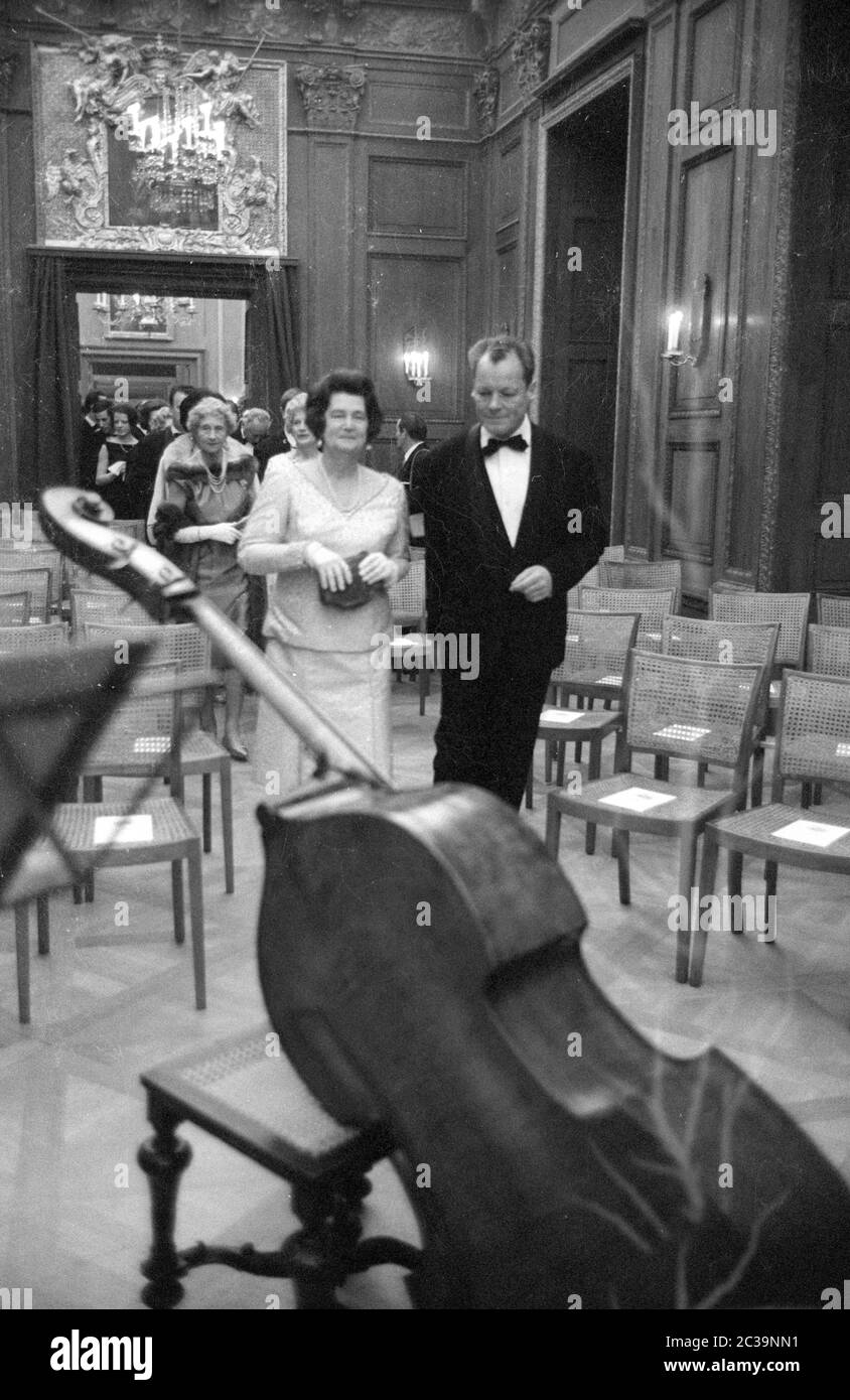 At the wedding of Princess Marie Cecile of Prussia with Duke Friedrich ...