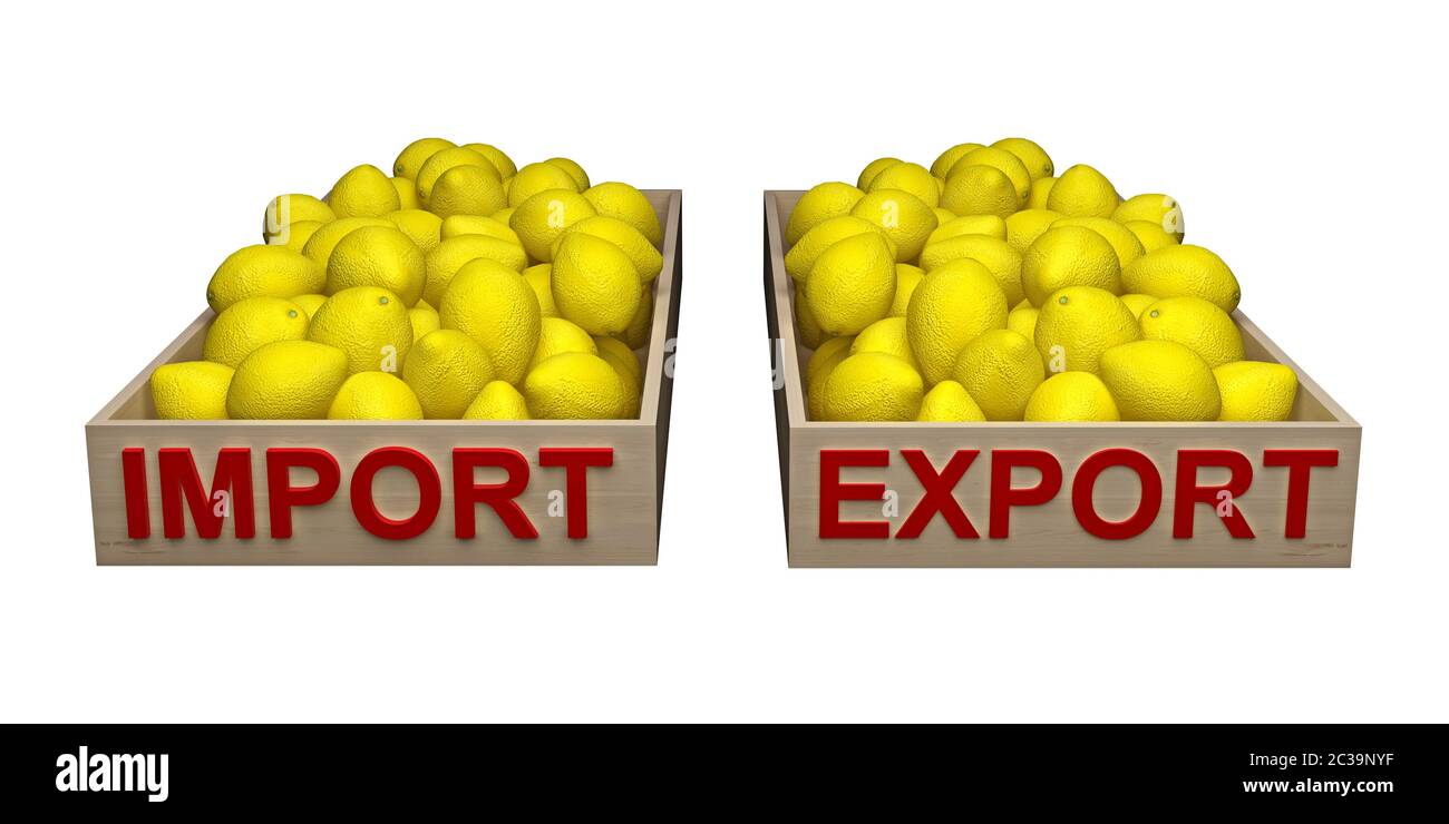 Import export cartoon hi-res stock photography and images - Alamy