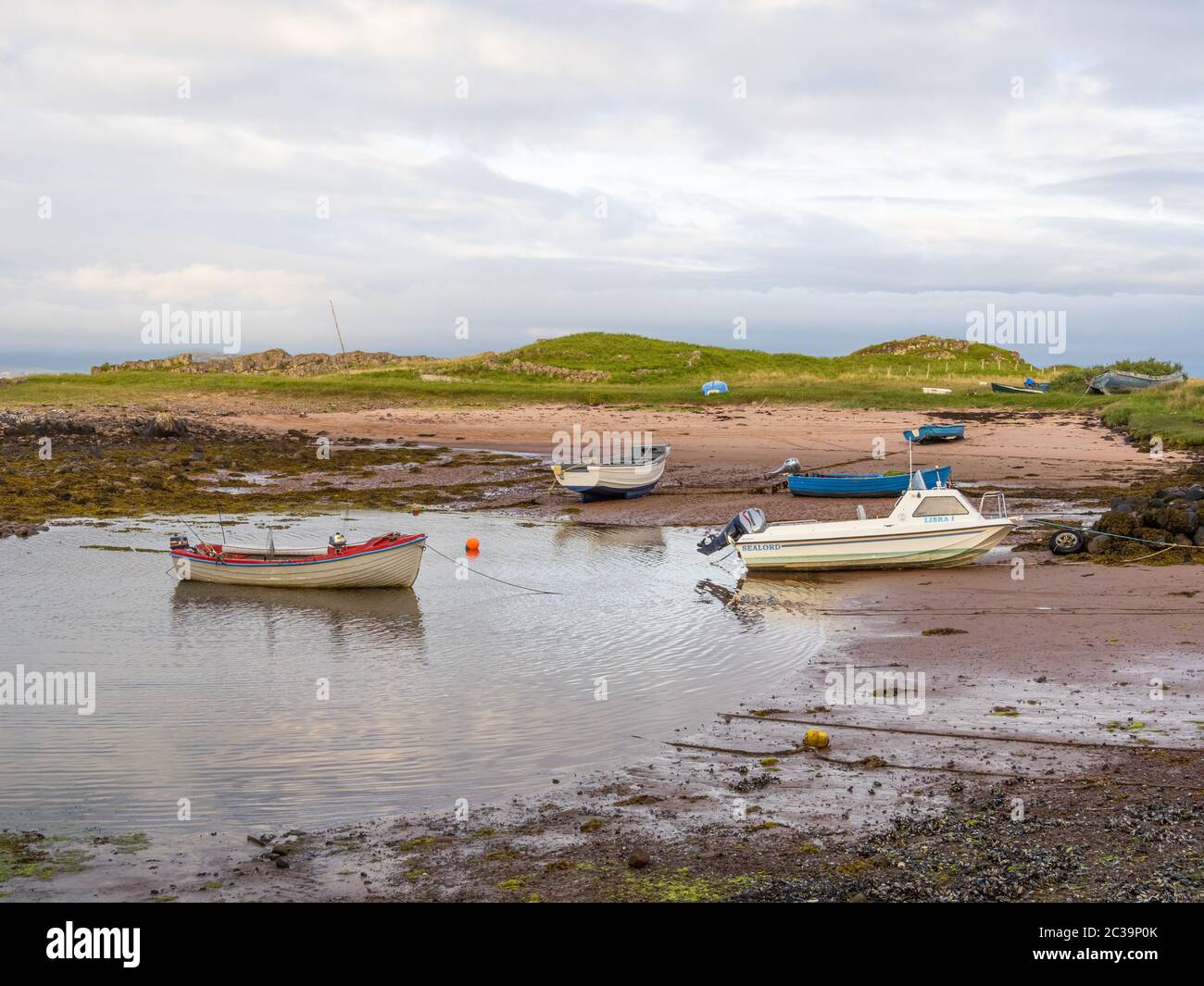 The fishing village of Cove on the B8057 overlooking Loch Ewe in Wester ...