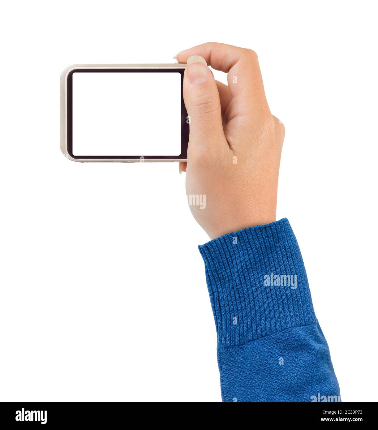 Hand camera screen girl Cut Out Stock Images & Pictures - Alamy