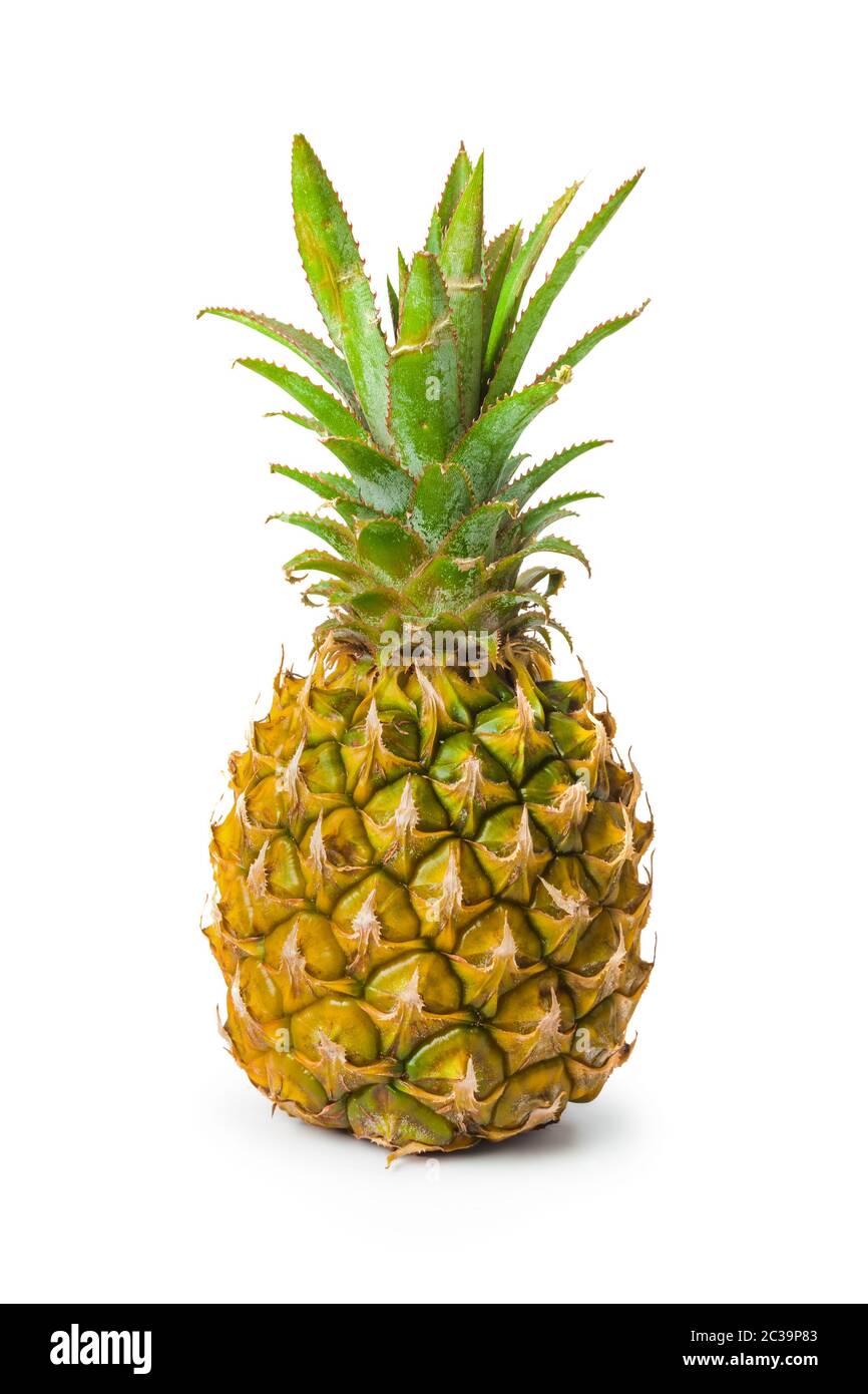 Pineapple cross section fruit slice Cut Out Stock Images & Pictures - Alamy