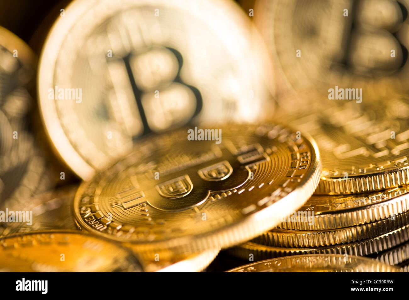 Bitcoins and new virtual money concept, financial chart Stock Photo - Alamy