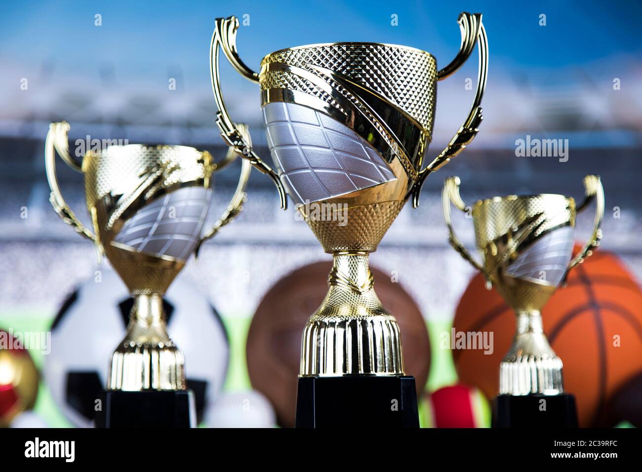 Winner podium sports symbols, winning background Stock Photo - Alamy