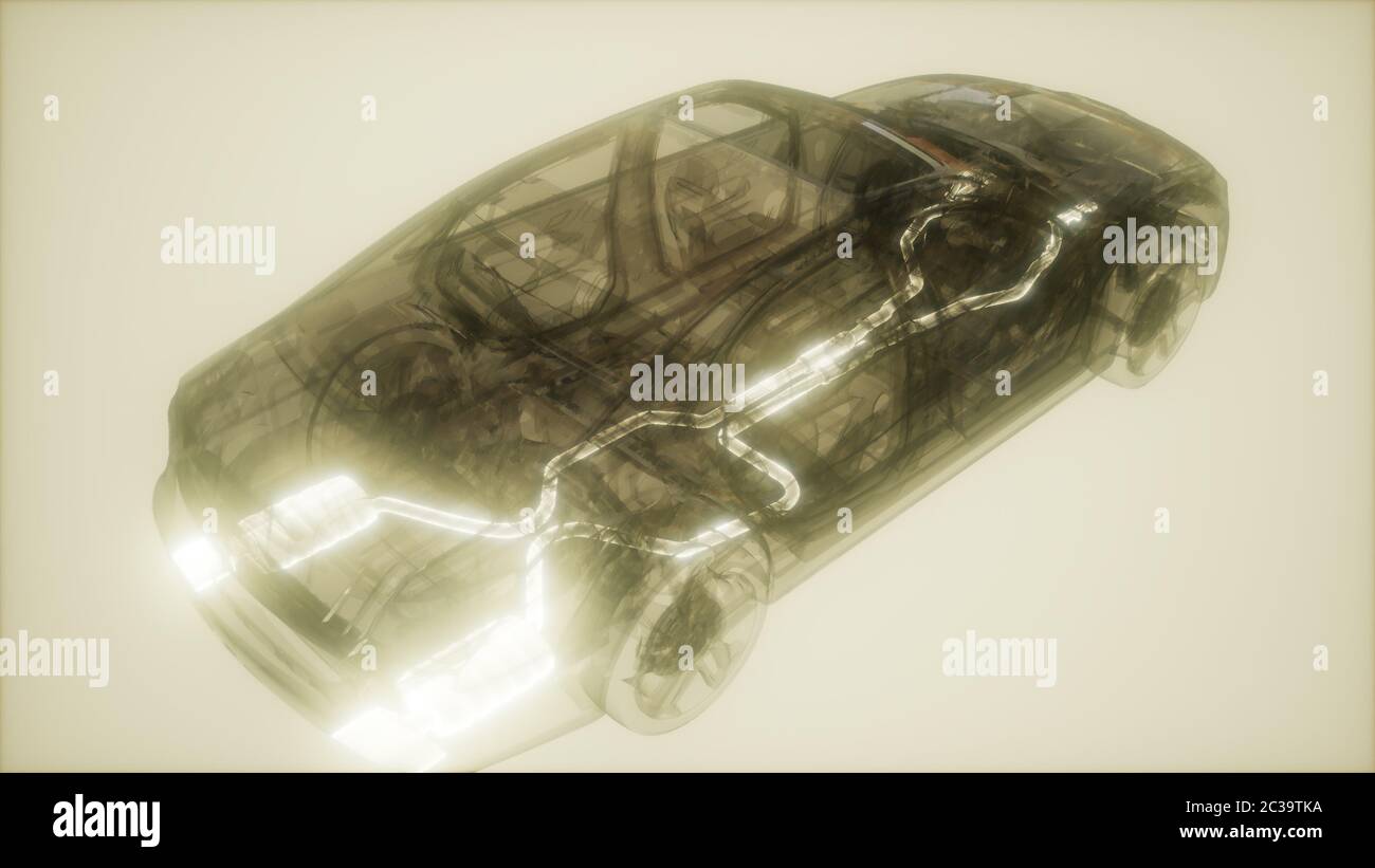 Exhaust System Visible in Car Stock Photo - Alamy