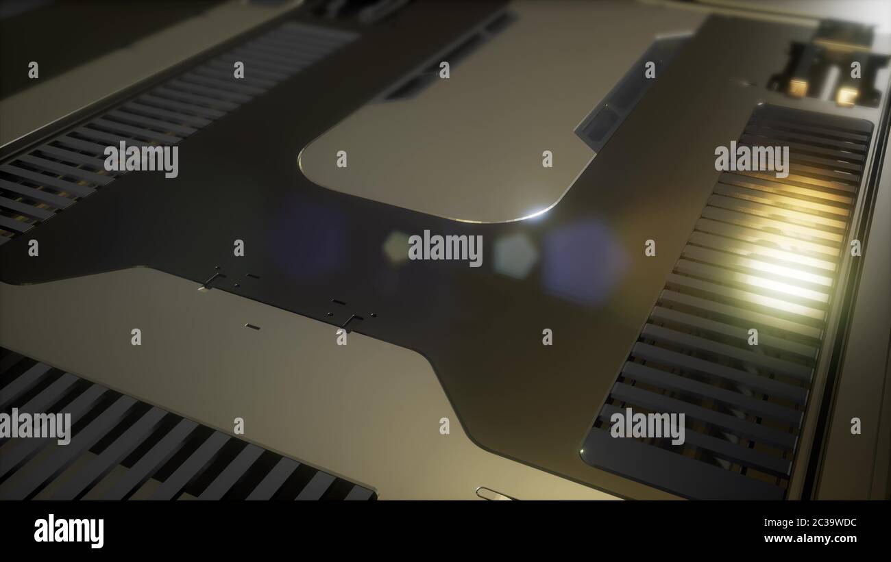 Sci Fi Metal Background Stock Photo - Alamy