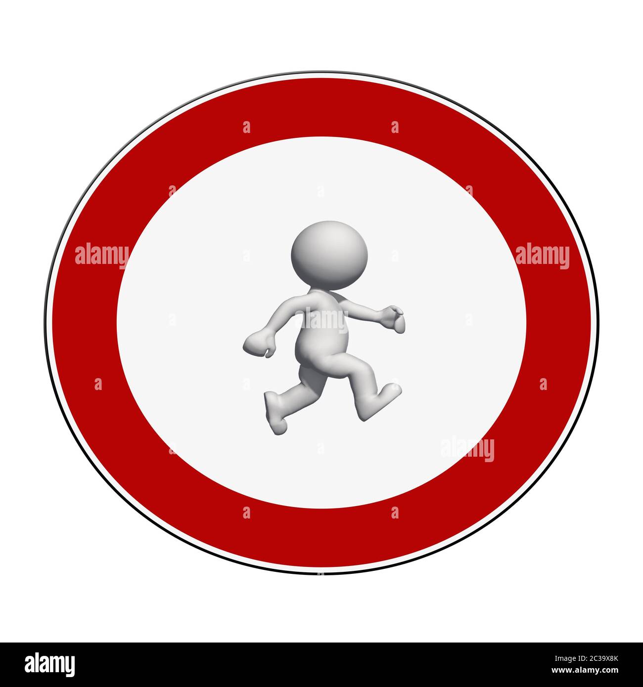 Human hand sign red white hi-res stock photography and images - Alamy