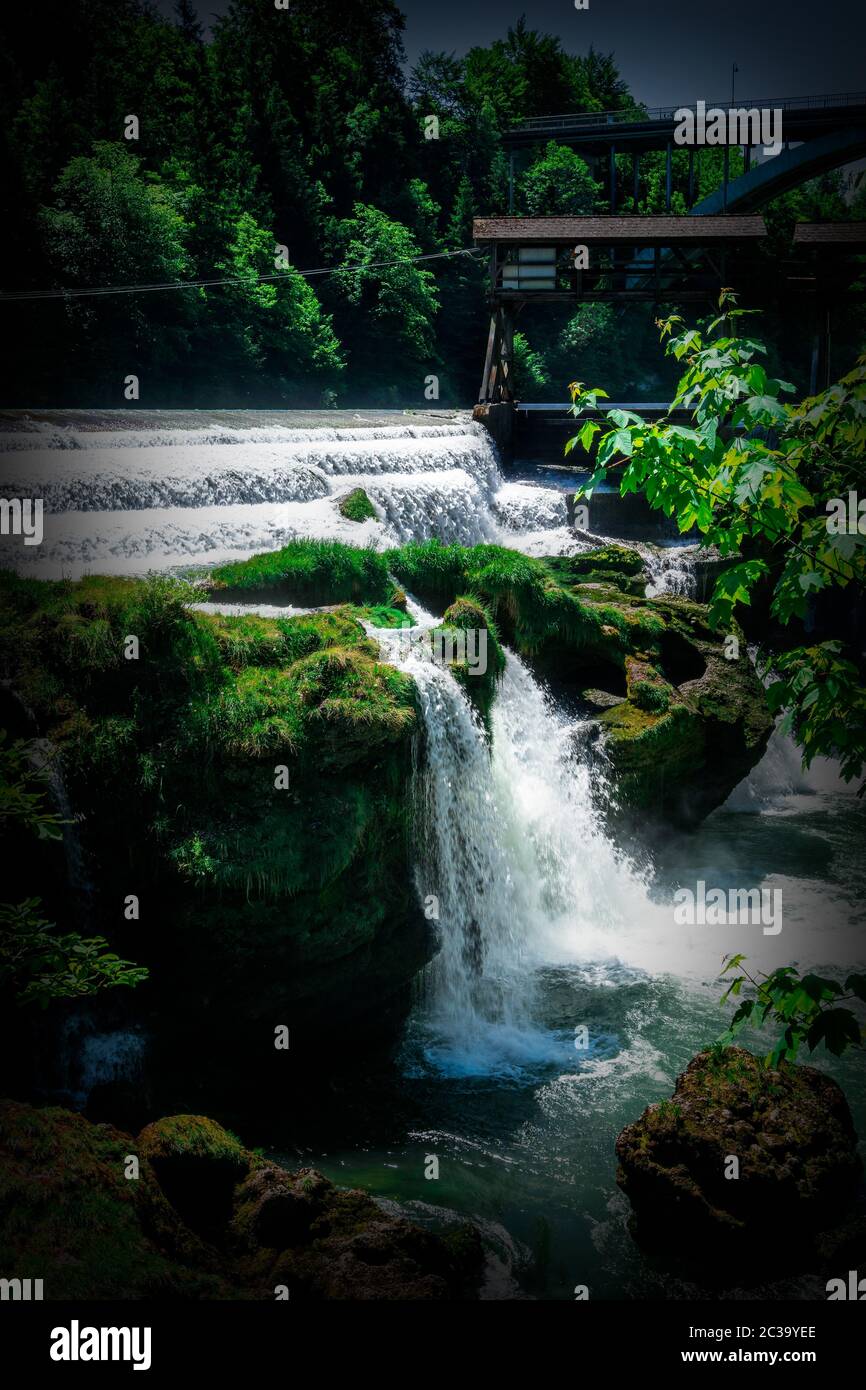 The traunfall in austria hi-res stock photography and images - Alamy