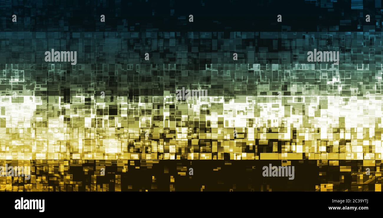 Futuristic Background As A Network Concept Art Stock Photo - Alamy