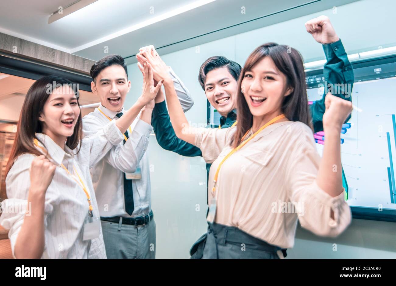 Happy business people conference hi-res stock photography and images ...