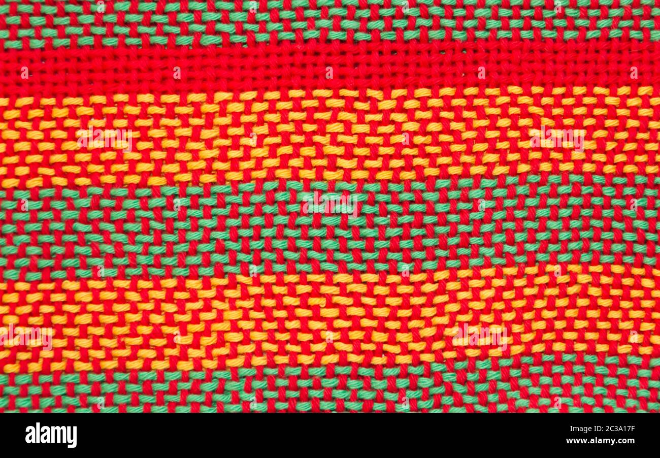 woven texture background on loom Stock Photo - Alamy