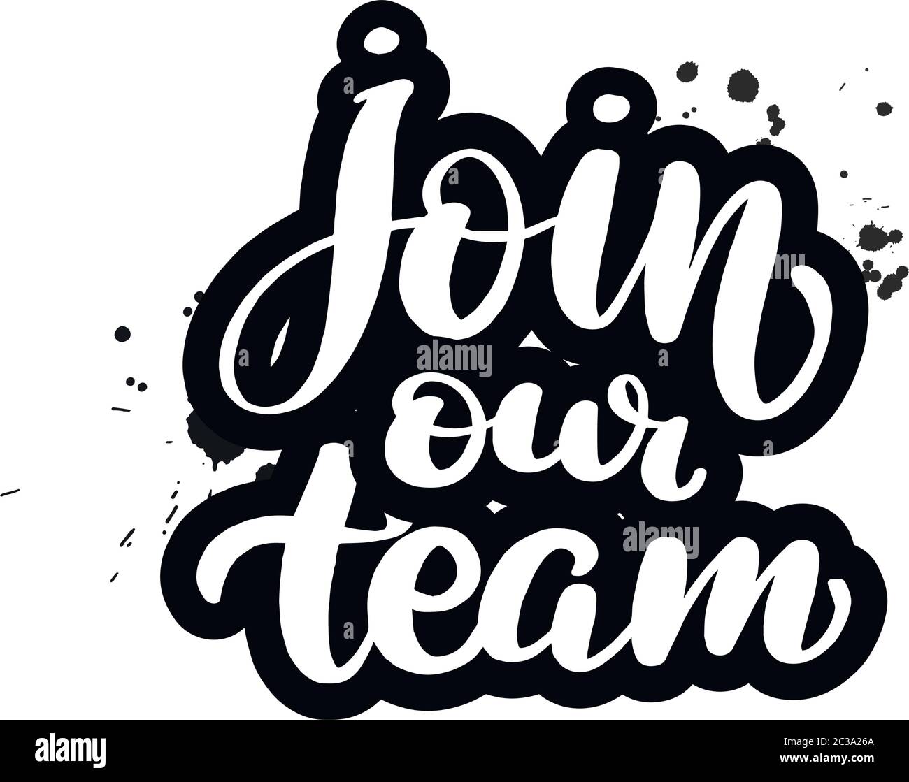 Job vacancy concept vector Black and White Stock Photos & Images - Alamy