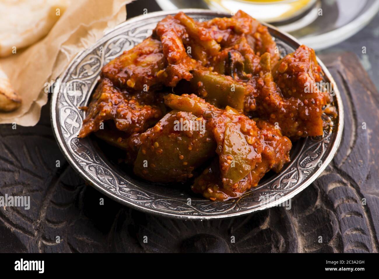 South Indian Lemon Pickle is a spicy tangy pickle Stock Photo - Alamy