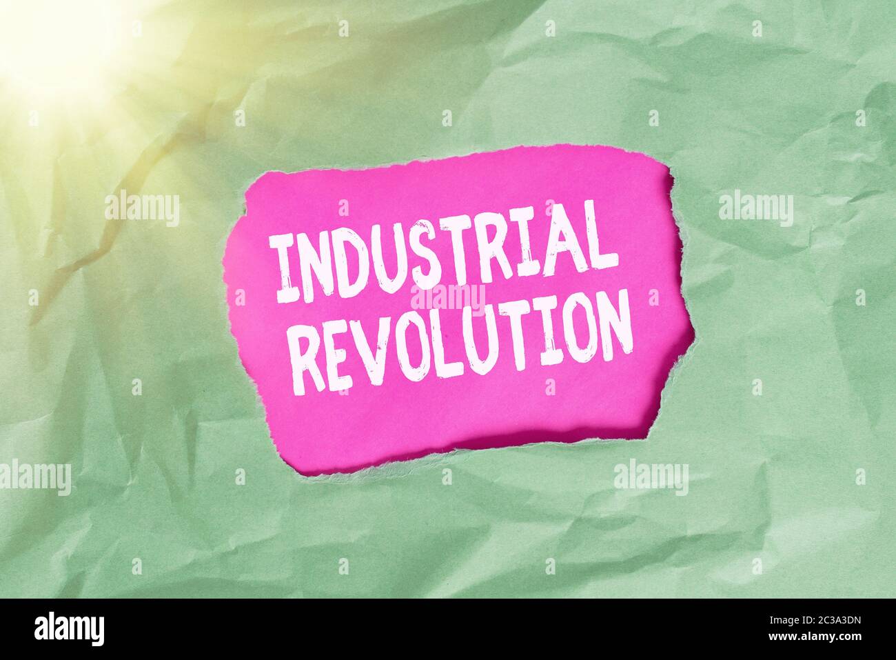 Word writing text Industrial Revolution. Business photo showcasing ...