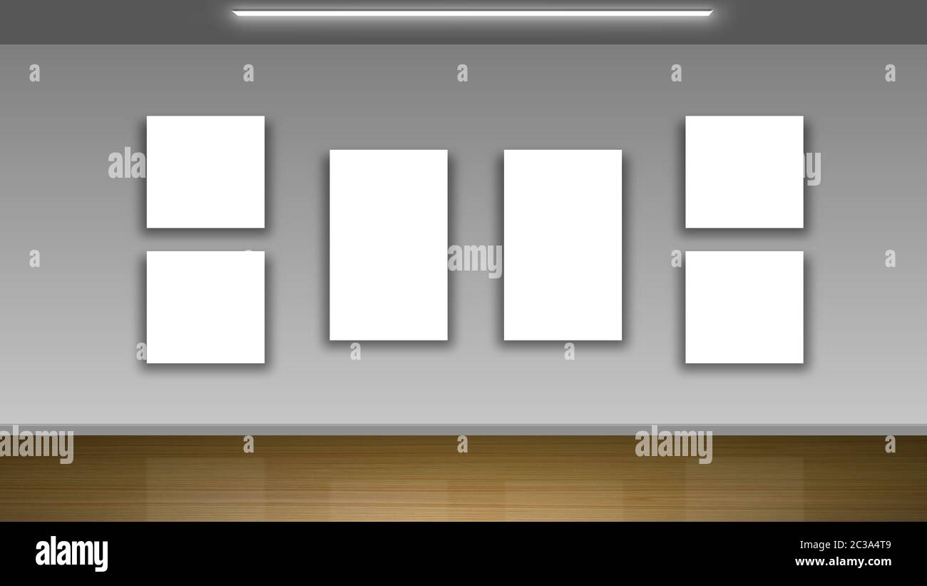 Gallery - room framework decoration Stock Photo - Alamy