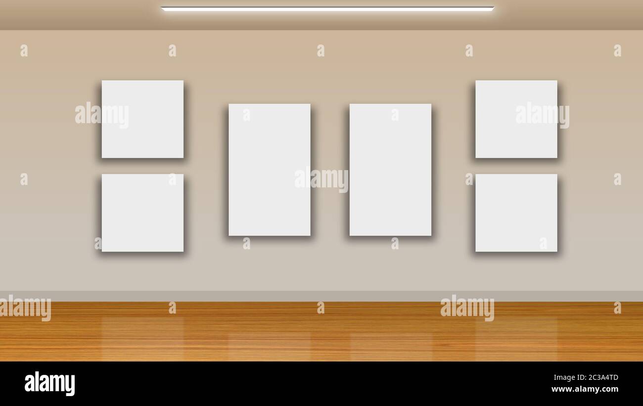 Gallery - room framework decoration Stock Photo - Alamy