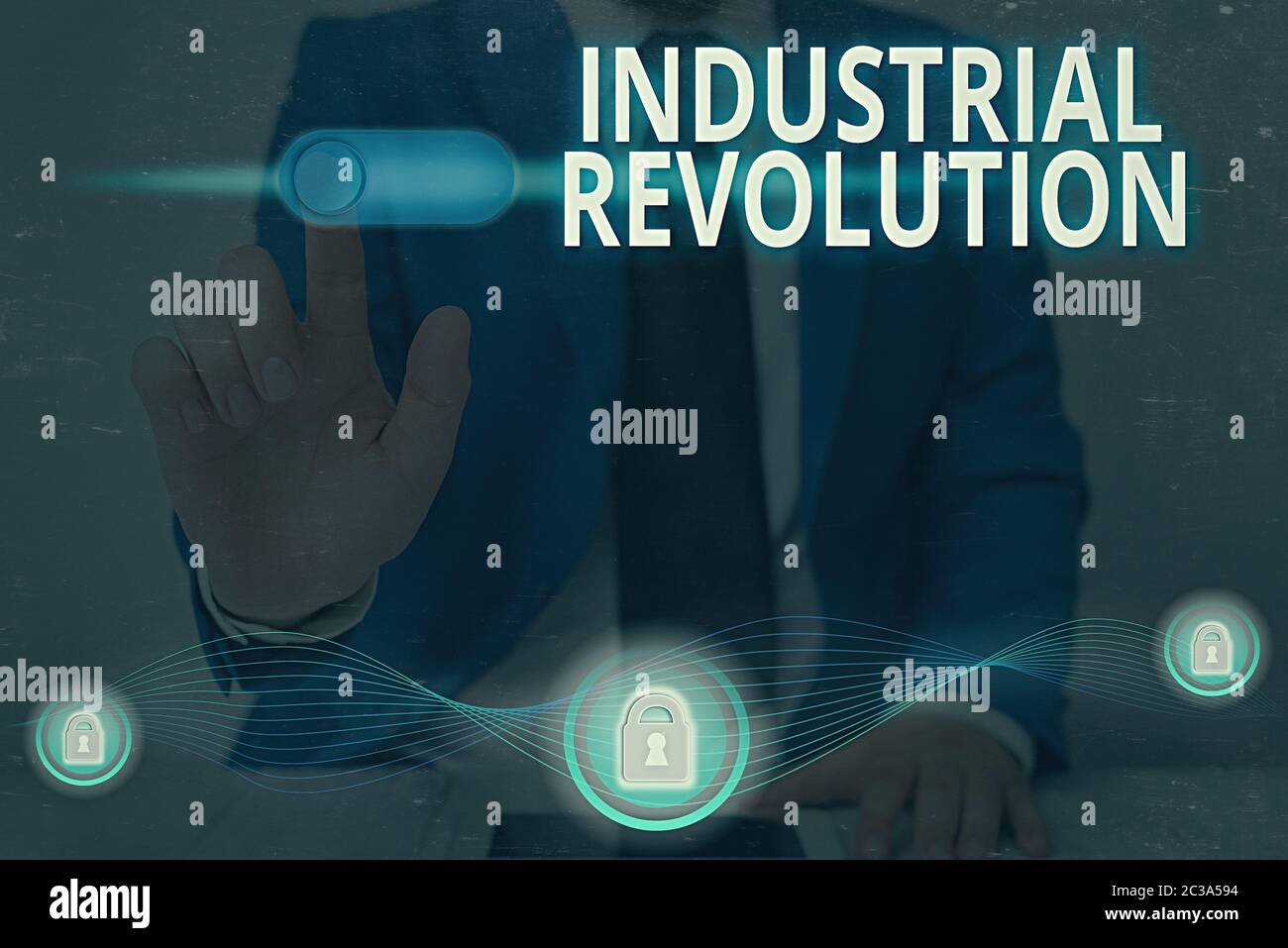 Handwriting text writing Industrial Revolution. Conceptual photo ...