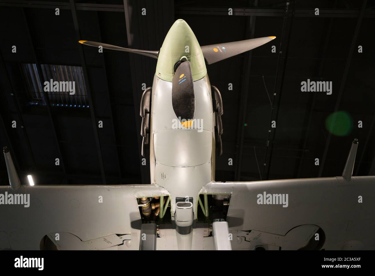 Propeller and nose of a Supermarine Spitfire Mk Vb. Produced from 1941 ...