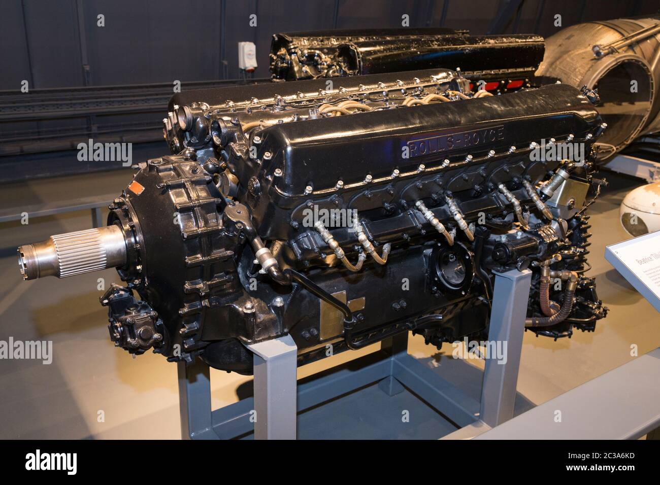 Rolls Royce Merlin lll engine; went on to be used in Spitfire and ...