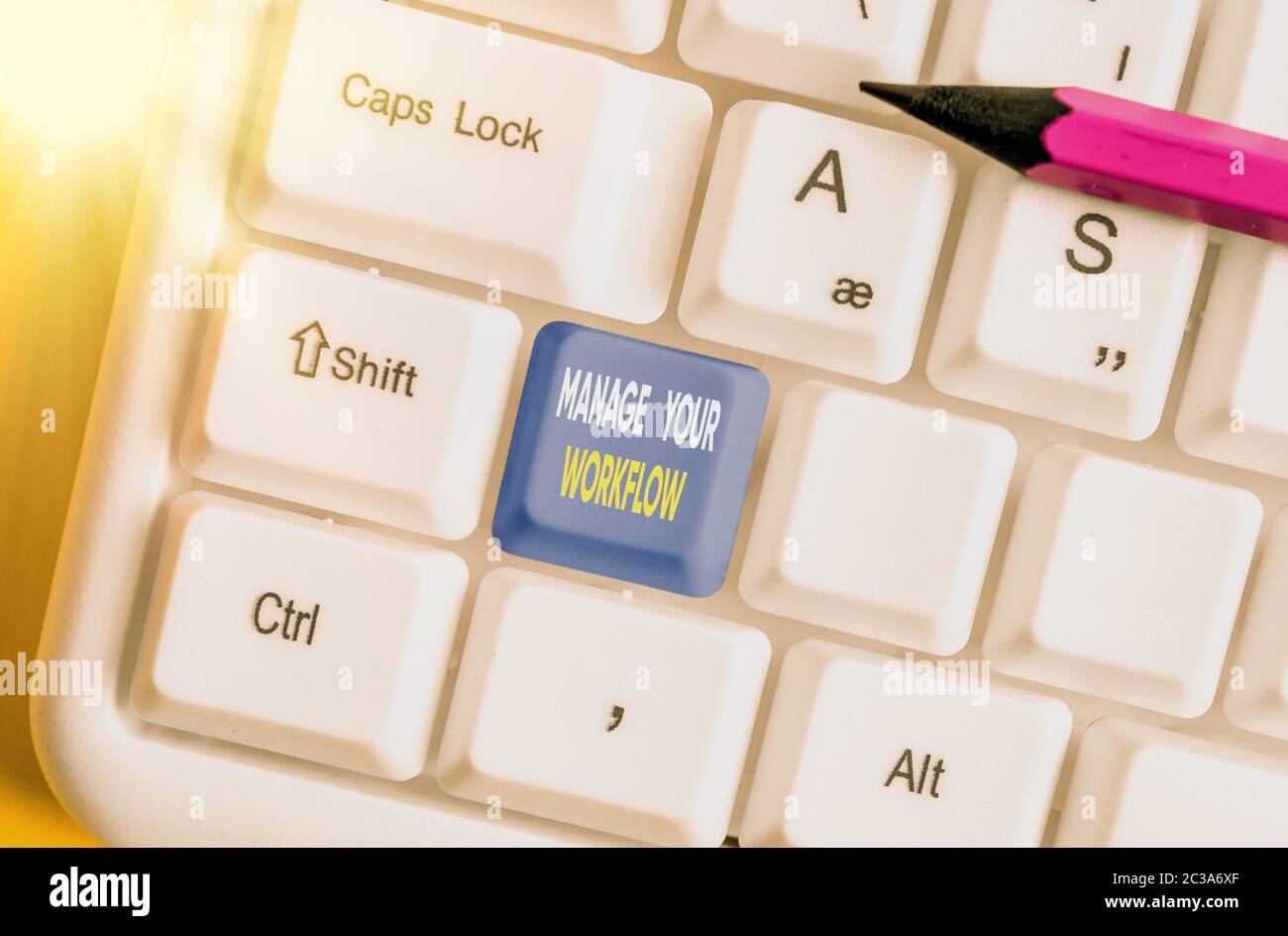 Conceptual Hand Writing Showing Manage Your Workflow Concept Meaning Workforce Organization And