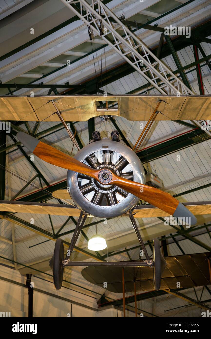Sopwith F.1 Camel plane / British fighter aeroplane from the World War ...