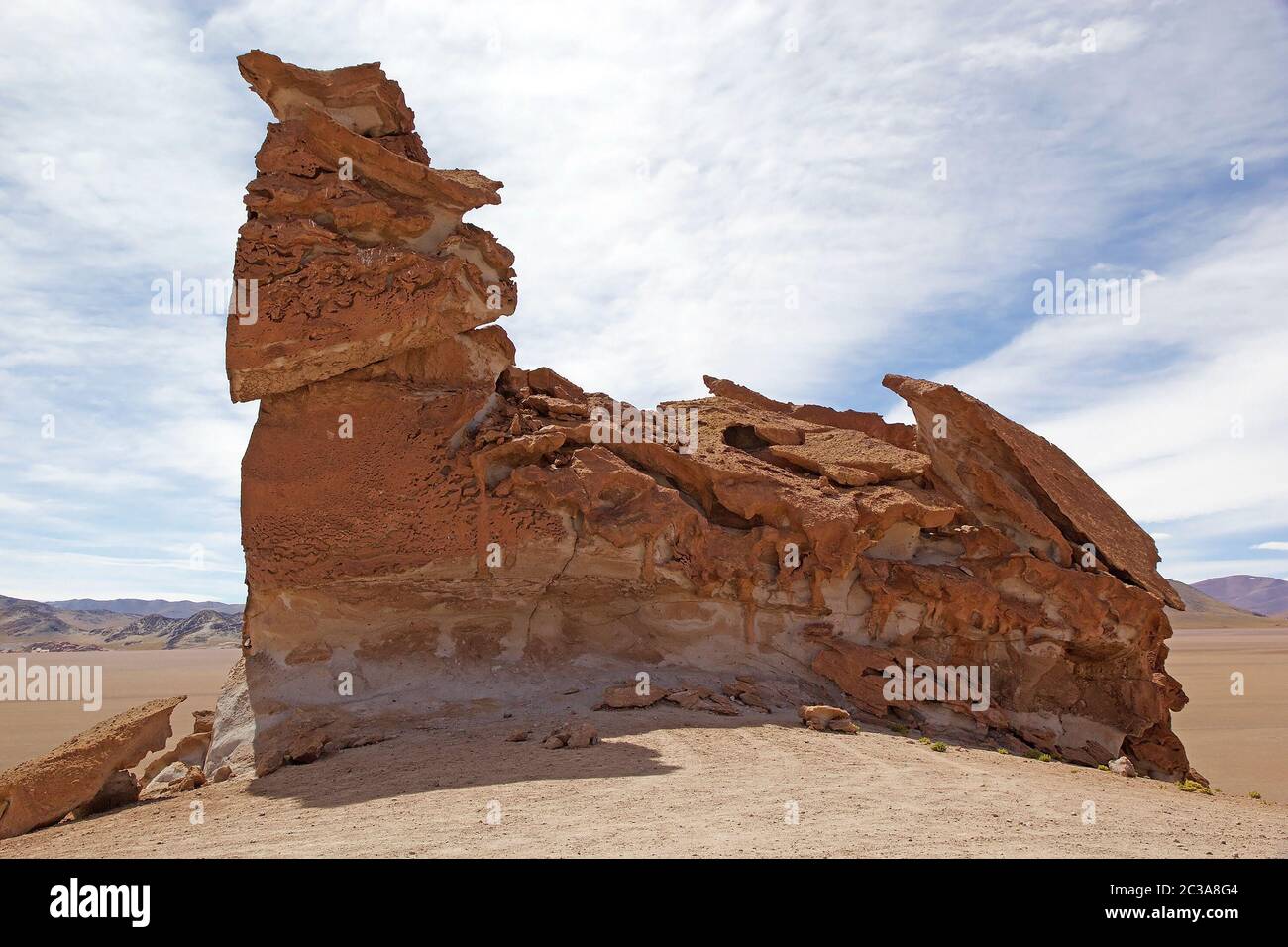 Rock formations in the Puna de Atacama, Argentina. Puna de Atacama is ...