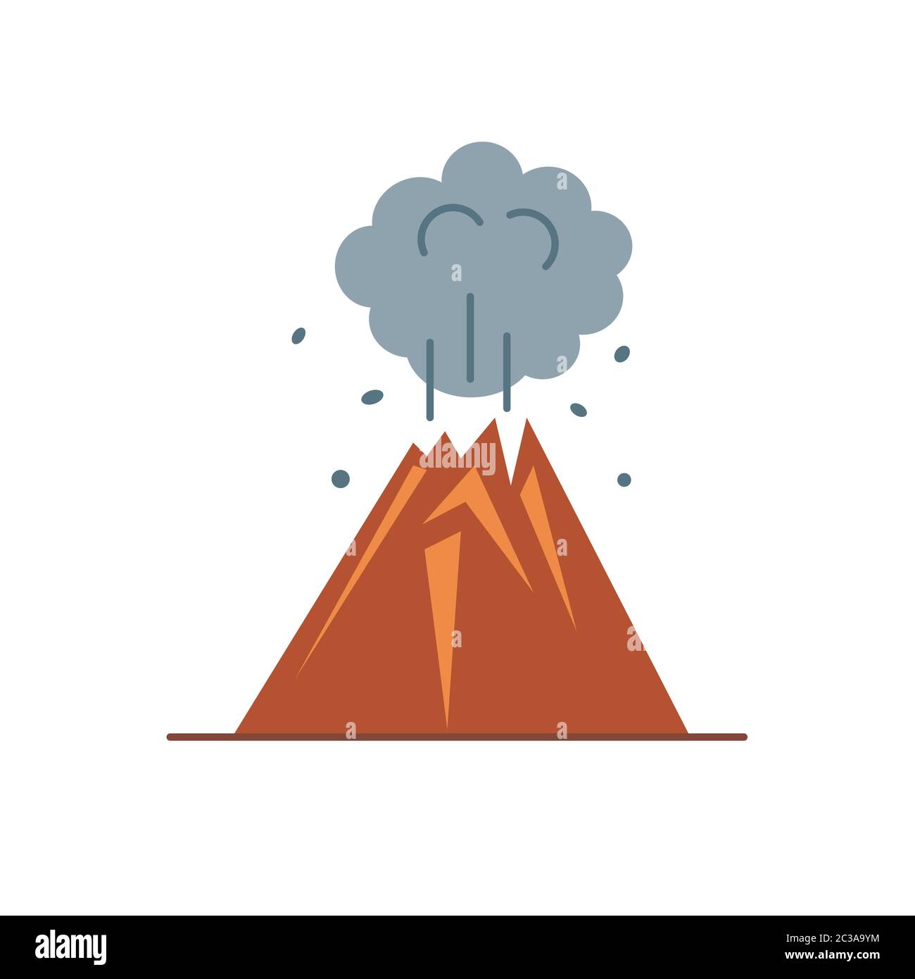Volcano Vector