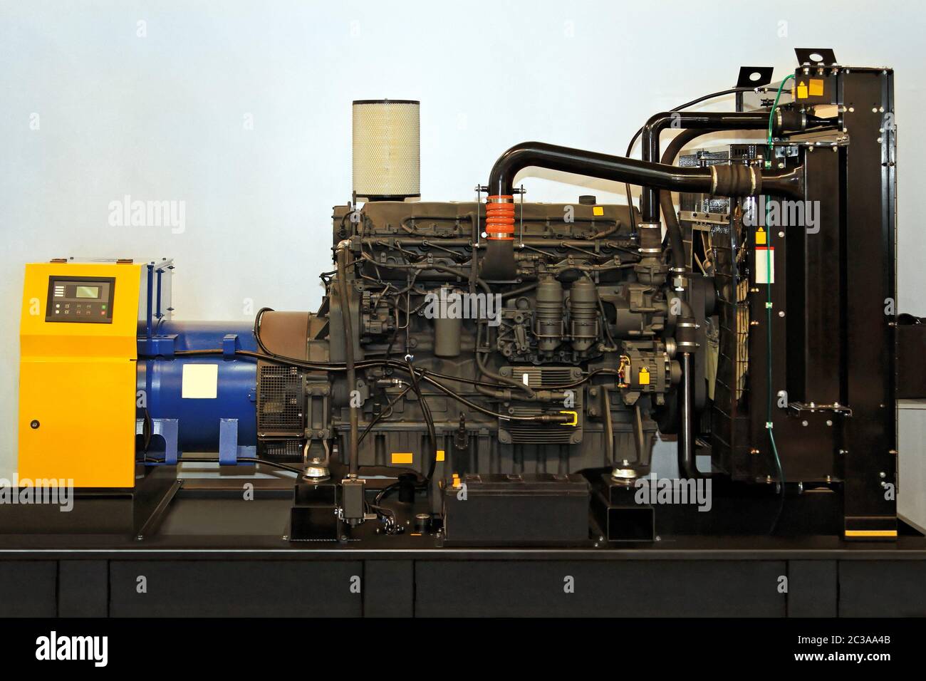 Automatic stand by electric high power generator Stock Photo - Alamy