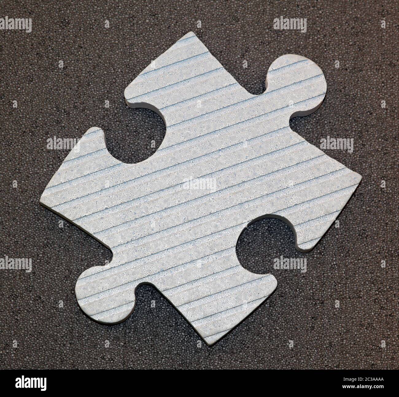 One puzzle piece for problem solving concept Stock Photo - Alamy